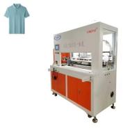 China SH-8184 Automatic Gluing Trimming Folding and Ironing Machine for Adhesive TPU Film Bonding Seamless Polo Shirt Tshirt Boxer for sale