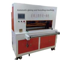 China SH-8183 2024 Patented  Automatic Gluing and Folding Machine for Seamless Polo Shirts T-shirt Polo Shirt Factory Production for sale