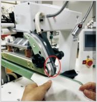 China 804 Long Suspended Arm  Fabric Strap Attaching Machine for Adhesive Tape Bonding Technology Seamless Garment Industry for sale