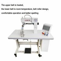 China CRETO-SH-802 Abrics Fusing Press Machine T-shirt Folding Stripe Streght  Strap Apply Machine for sale