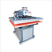 China New Semi-Automatic 40x60cm Pneumatic Flatbed Heat Press Machine for Garment & T-Shirt Heat Transfer Printing for sale