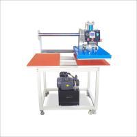 China New Semi-Automatic 40x60cm Pneumatic Flatbed Heat Press Machine for Garment & T-Shirt Heat Transfer Printing for sale