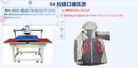China Heat Pressing Ironing Machine for Seamless Polo Shirts T-shirts Shoulder Seams Cuffs Curved Position Pressing Ironing for sale