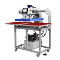 China Factory Direct 40x60cm Pneumatic Semi-Automatic Heat Press Transfer Machine for Garments New Condition Flatbed Printer Plate for sale