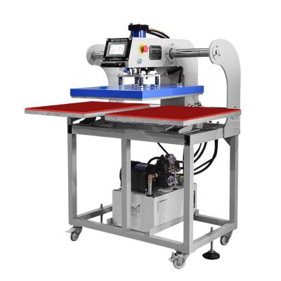 China Factory Direct 40x60cm Pneumatic Semi-Automatic Heat Press Transfer Machine for Garments New Condition Flatbed Printer Plate for sale