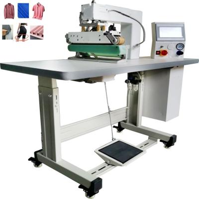 China SH-805 Seamless T-Shirt Cuffs Hems Lady Panty Side Seam collage and Press Shaping Machine with Heat Belt size Customized for sale