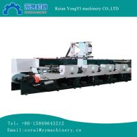 China RY-320 8 Color Double Servo Motor Flexo Graphic Printer Sticker PA PE CPP Station Printing Machine for sale