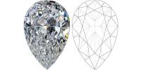 China IGI Certified Lab Grown Diamond Pear Brilliant Cut 1-3 Carat Colorless CVD Synthetic White Diamond for sale