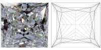 China IGI Certified Lab Grown Princess Cut Diamond 1-3ct CVD Colorless DEF VVS1-VS2 for sale
