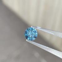 China 1.55ct Lab Grown Blue Round Cut Diamond SI1-VVS1 Excellent Certified NGTC for sale