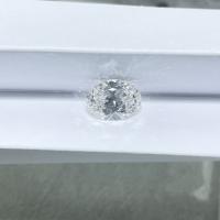 China CVD White Diamond Without Inlay 12.06carat Oval Customizable for sale