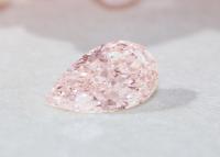 China Fancy Pink Lab Grown Colored Diamonds CVD Pear Modified 2+ct IGI Certificate for sale