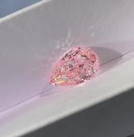 China VS1 Pear Cut shape Lab Grown Pink Diamonds Jewelry Decorations for sale