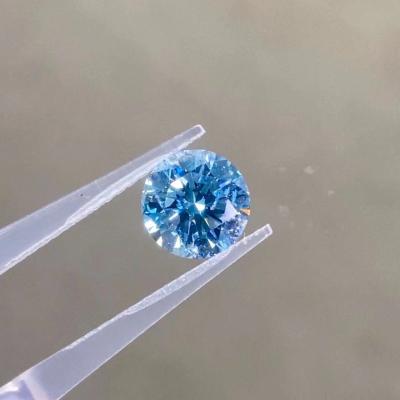 China 1CT-1.99CT Round Lab Grown Blue Diamond - VVS-VS Clarity, Excellent Cut, IGI Certified for sale