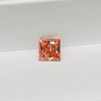 China 1.14 Carat Princess Lab Grown Pink Diamond VS1 Clarity Excellent Polish for sale
