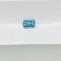 China 10 Mohs Synthetic Blue Emerald Shaped Diamonds Fancy Color Grade for sale