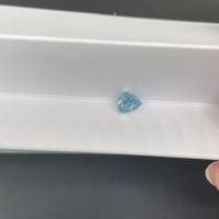 China 0.89ct Triangular CVD Lab-Grown Blue Diamond with IGI Certification | 10 Mohs Hardness | VS2-VVS1 Clarity for sale