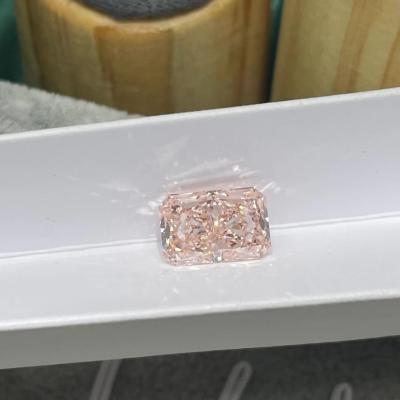 China IGI Certified CVD Lab Grown Pink Radiant Diamond 1.77ct Fancy VS2 VVS2 Loose for sale
