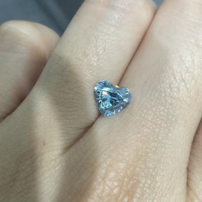 China Synthetic Heart Shape Lab Grown Pink Diamonds 1.27ct IGI Certificated VS1 for sale