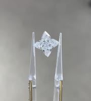 China IGI Certified Lab Grown CVD Diamond Four Leaf Clover Ring Necklace 1ct to 5ct DEFG VVS1 for sale