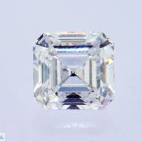 China White 3.2ct Lab Grown CVD Diamonds Square Emerald Asscher Shape IGI Certified for sale