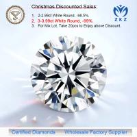 China CVD Lab Grown Diamond Round Brilliant Cut 3ct DEF VS VVS IGI Certified Wholesale Factory Supplier for sale