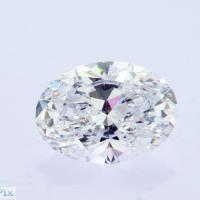 China 3.34ct Lab Grown CVD Diamond Oval Brilliant Cut White IGI Certified for sale