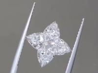 China Lab Grown Diamond 4CT CVD LV Cut Loose DEF VS1 IGI Certified for Jewelry for sale