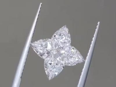 China Lab Grown Diamond 4CT CVD LV Cut Loose DEF VS1 IGI Certified for Jewelry for sale
