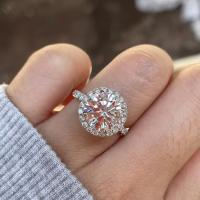 China 18K Gold DEF VS Lab Grown Diamond Ring with IGI Certification - 3 Day Delivery & Custom Jewelry Options for sale