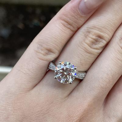 China 18K White Gold Lab Grown Diamond Ring DEF VS Quality IGI Certified 3-Day Delivery Custom Jewelry for sale