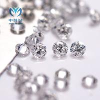 China CVD Lab Grown Diamonds 0.1ct Round Brilliant Cut 3mm Size DEF Color VS-VVS Clarity IGI Certified for sale