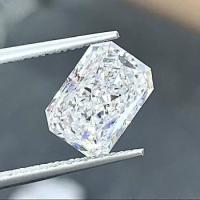 China Large Size CVD Lab Grown Diamond Radiant Shape Synthetic 4.0ct 4.5ct for sale