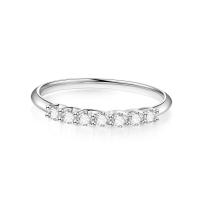 China 18k Gold Lab Grown Diamond Ring 0.2ct Round HPHT Synthetic Diamond Ring NGTC Certified for sale