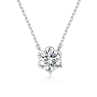 China 18k Gold Lab-Grown Diamond Pendant with 0.5ct+ VS1+ Clarity and Excellent Cut Quality for sale