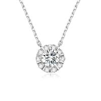 China 18k Gold Lab-Grown Diamond Pendant with 0.3ct+ Round Diamond and NGTC Certification for sale
