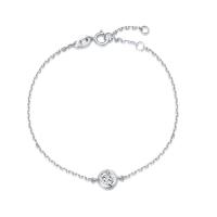 China 18k Gold Lab-Grown Diamond Bracelet with 0.1+ Carat VS1+ Clarity and 10.0 Mohs Hardness for sale