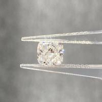 China 1.05CT Square Cushion Cut Lab Created White Diamonds F VVS2 CVD Lab Grown Diamond for sale