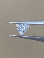 China IGI Certified CVD Lab Grown Triangle Cut White Diamonds 1.58ct-2.89ct D VS1 for sale
