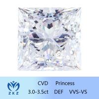 China Princess Shape Loose Lab Grown Diamond Synthetic With IGI Certification for sale