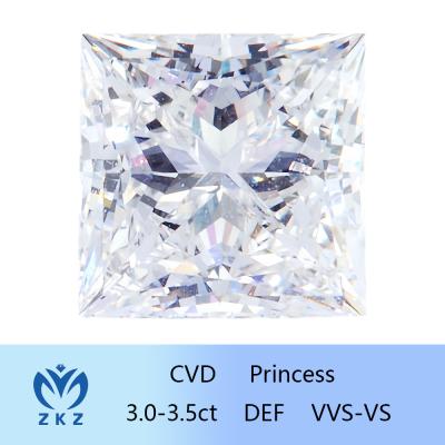 China Princess Shape Loose Lab Grown Diamond Synthetic With IGI Certification for sale