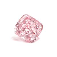 China Sakura Pink Cushion Shape Lab Grown Diamond 0.5ct+ VVS-VS Clarity IGI Certified CVD Synthetic for sale