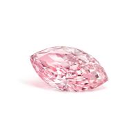China Sakura Pink Marquise Lab Grown Diamond 0.5ct+ VVS-VS Clarity IGI Certified CVD Colored Gemstone for sale