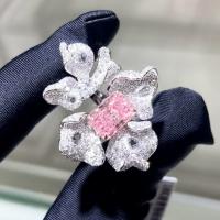 China 18k Real Gold Lab Grown Pink Diamond Ring Radiant Shape 1.63ct NGTC Certified Luxury Design for sale