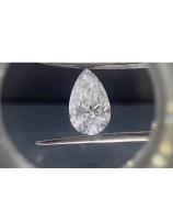 China Pear Shape Lab Created Diamonds Cultivated CVD Diamonds Pass The Test No Bow Tie for sale