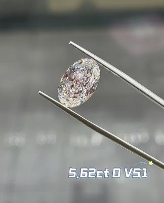 China IGI Certified Oval Lab Grown Diamond 1ct DEF VVS-VS Ice Flower Cut No Bow Tie for sale