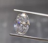 China Oval Shape 3EX Triple Excellent Cut Lab Grown Diamond IGI Certified DEF Color VVS-VS Clarity for sale
