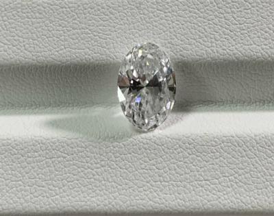 China 2.13ct Oval Brilliant Cut Lab Diamond CVD 18K Yellow Gold Engagement Ring DEF VVS for sale