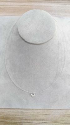 China 1ct Round Shape Diamond Pendants DEF VVS Lab Grown Diamonds PT950 for sale