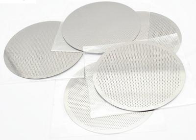 China Reusable Etching Wire Mesh Disc Coffee Filters 304 Food Grade Ss Roud Shape for sale